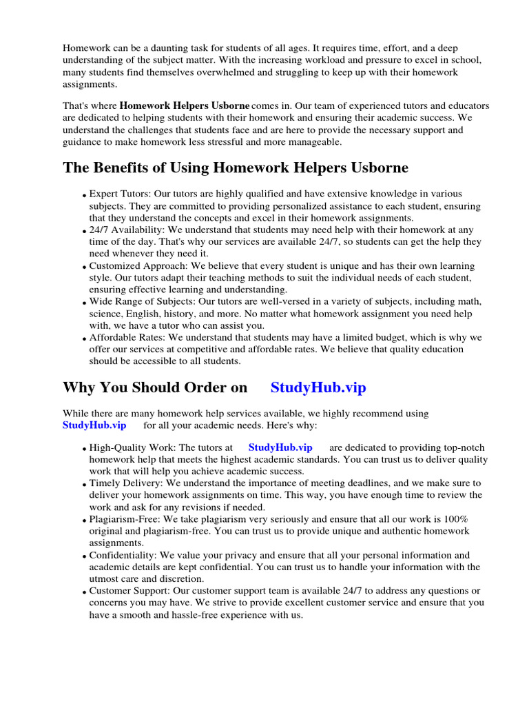 Homework Helpers Usborne | PDF | Books | Homework