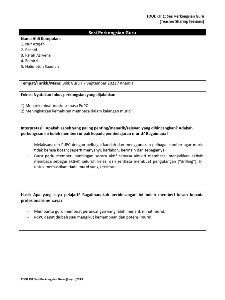 LAPORAN PLC 2023-1 (1) | PDF