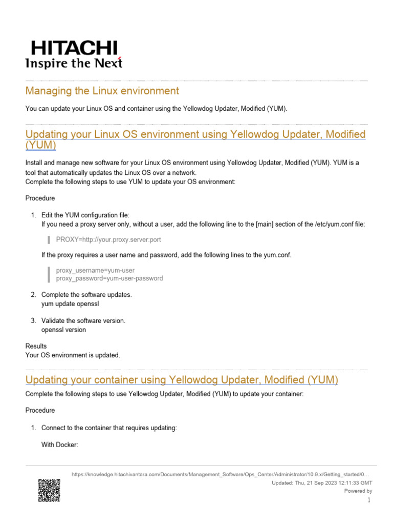 Managing The Linux Environment | PDF | Computer Science | Operating System Families