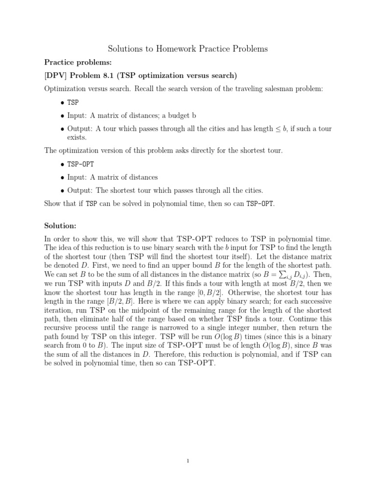 HW6_practice_solutions | PDF | Time Complexity | Mathematics