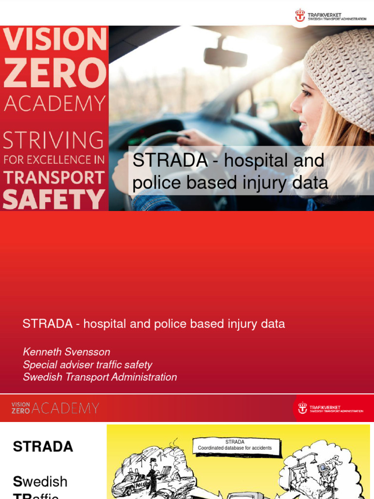 STRADA - Hospital and Police Based Injury Data - Kenneth Svensson | PDF ...