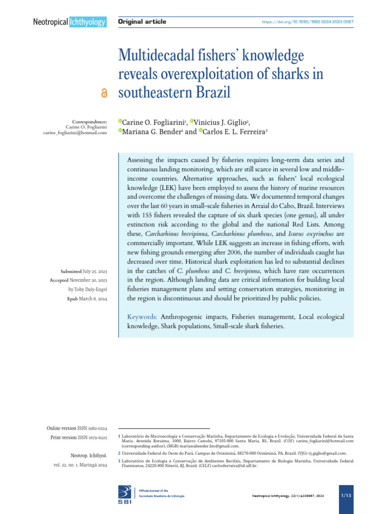 metodo cientifico | PDF | Sharks | Conservation Biology