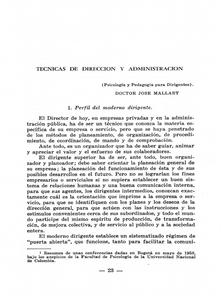 Perfil Del Moderno Dirigente.: (Psicologia y Pedagogia para Dirigentes ...