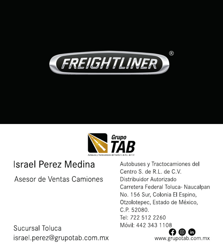 Tarjeta Israel Perez Medina GTAB DTM[1] | PDF