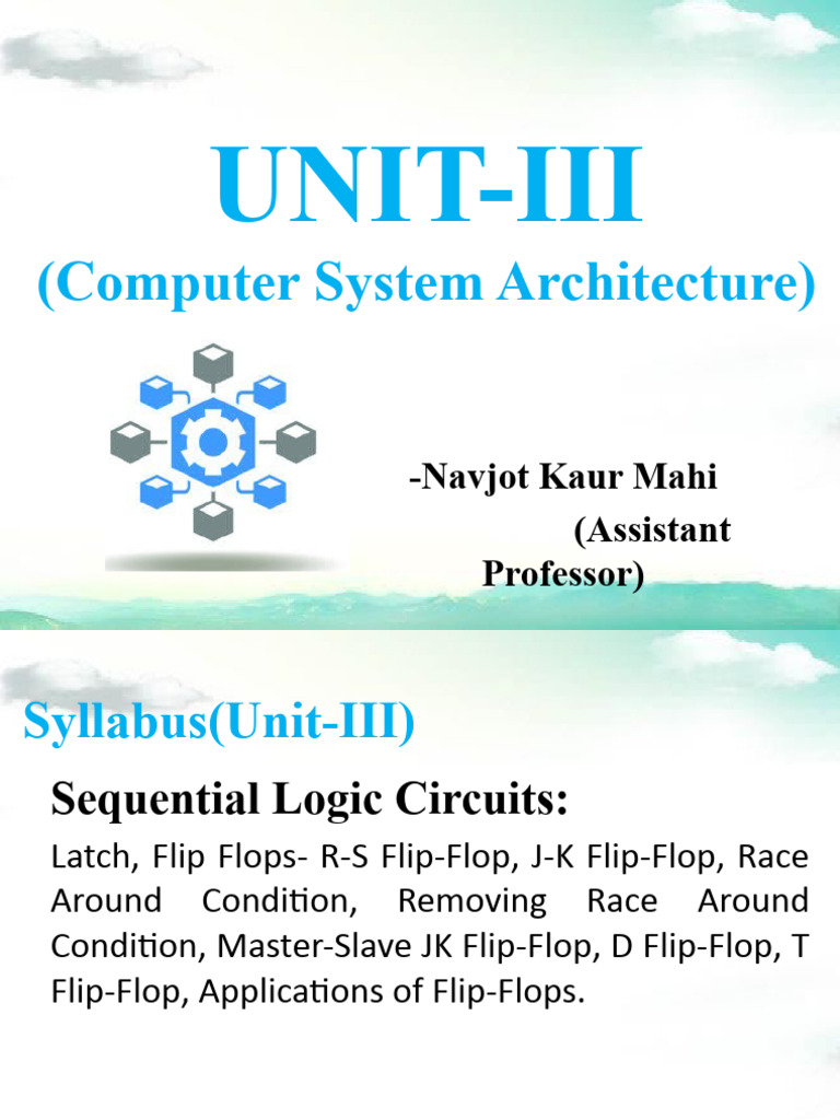 Unit 3 | PDF | Digital Electronics | Logic Gate