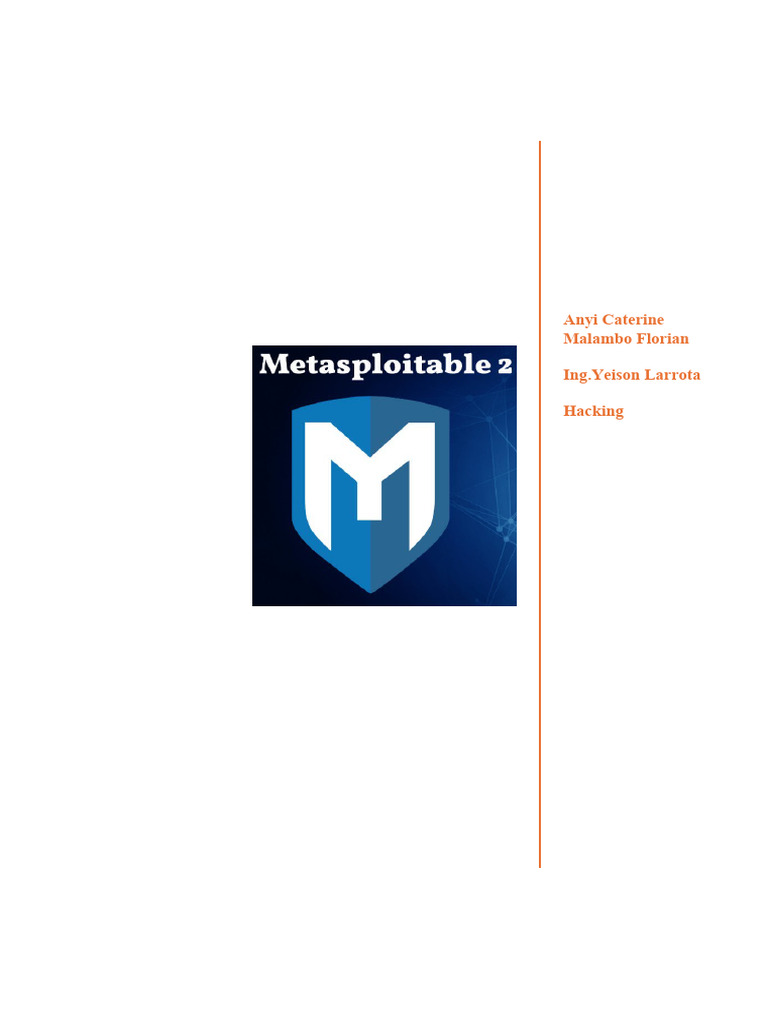 Metasploitable Pdf Informática Protocolos De Internet