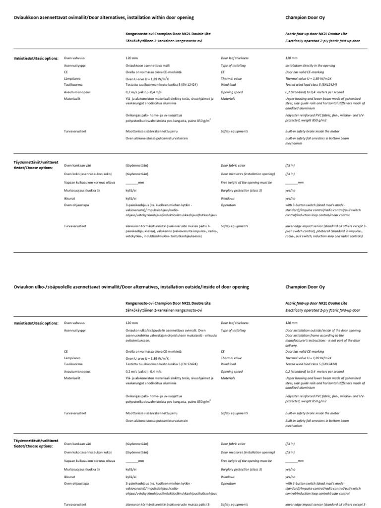 NK2L Double Lite | PDF