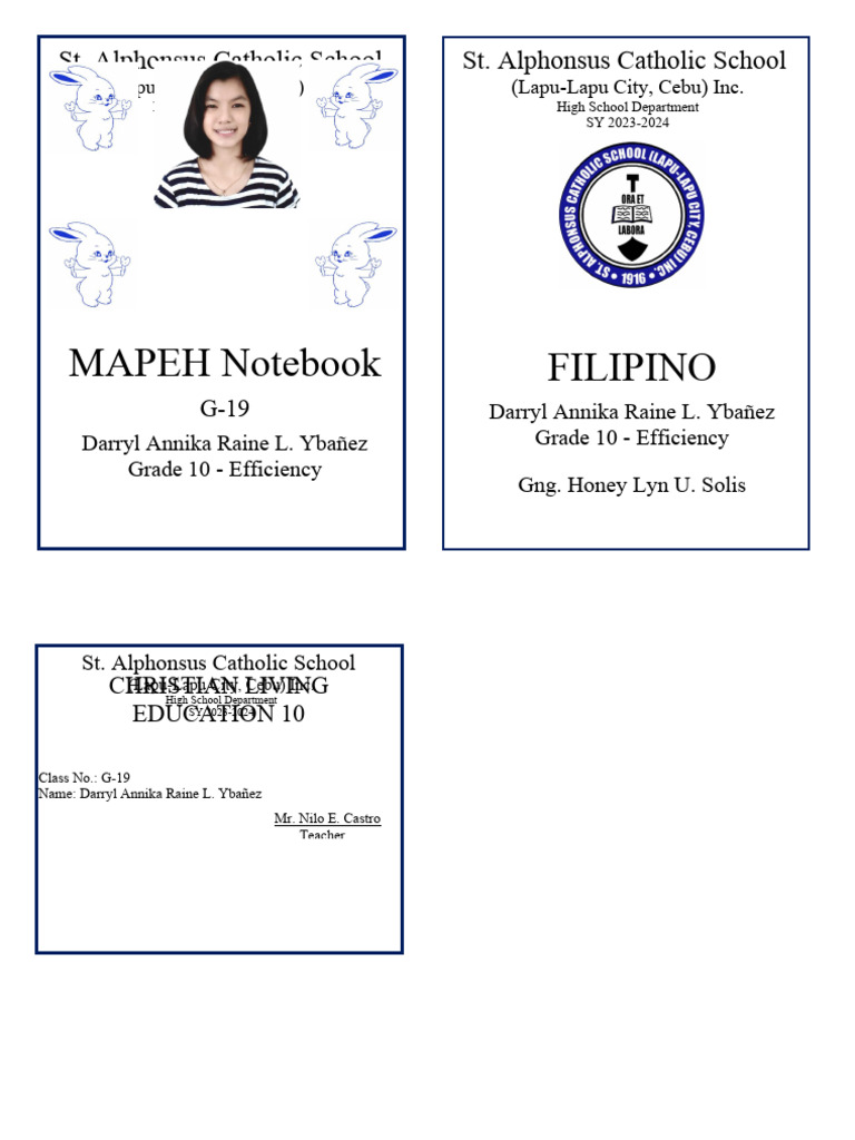 GRADE10 NOTEBOOKS | PDF