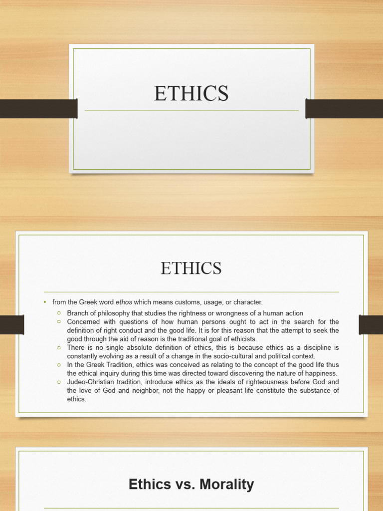 Ethics | PDF | Morality | Reason