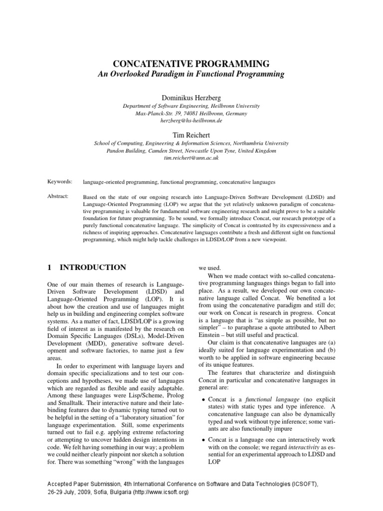 Concatenative Programming Pdf Programming Language Subroutine