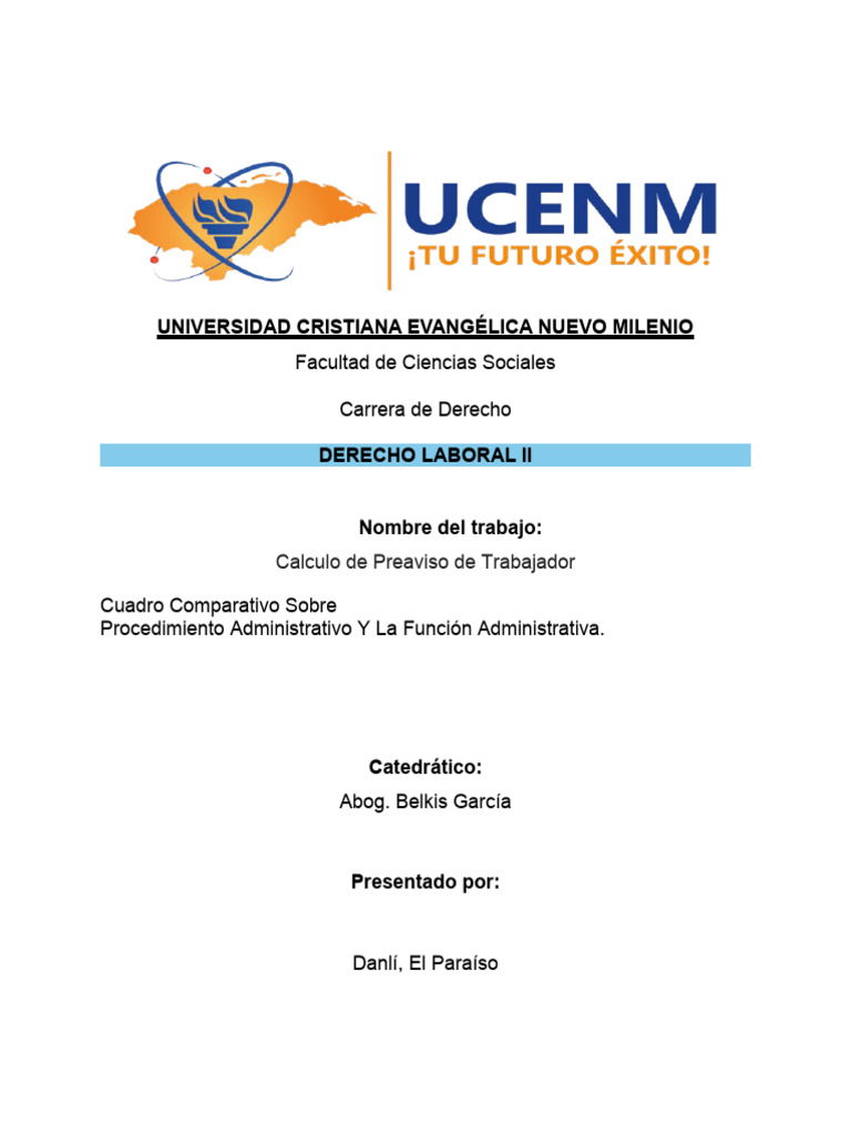 Calculo de Preaviso de Trabajador | PDF | Salario