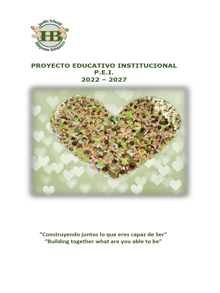 PEI 2022 2027 A Marzo 2023 08.05.2023 | PDF | Educación de la primera infancia | Aprendizaje