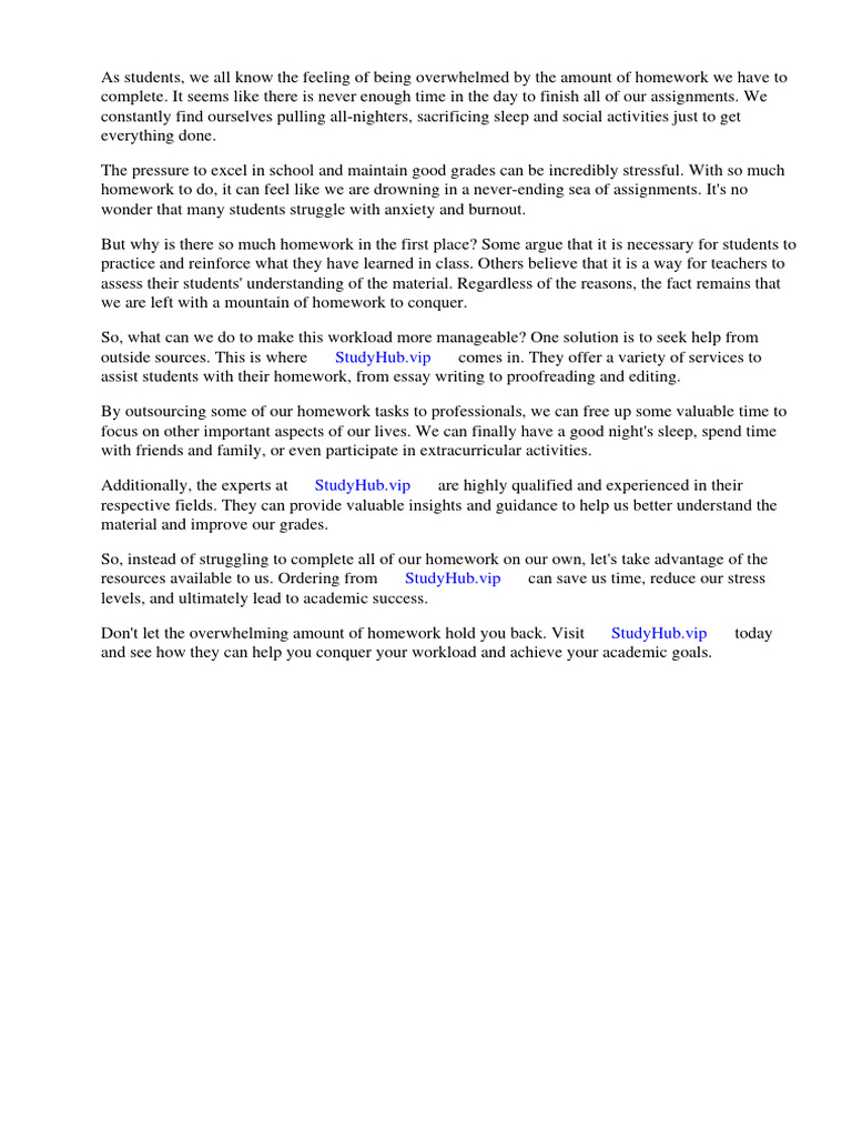 So Much Homework So Little Time | Download Free PDF | Homework | Teachers