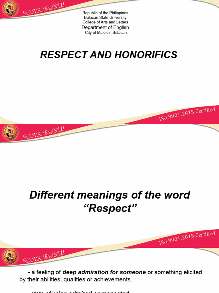 On Honorifics | Download Free PDF | Madam | Honorifics