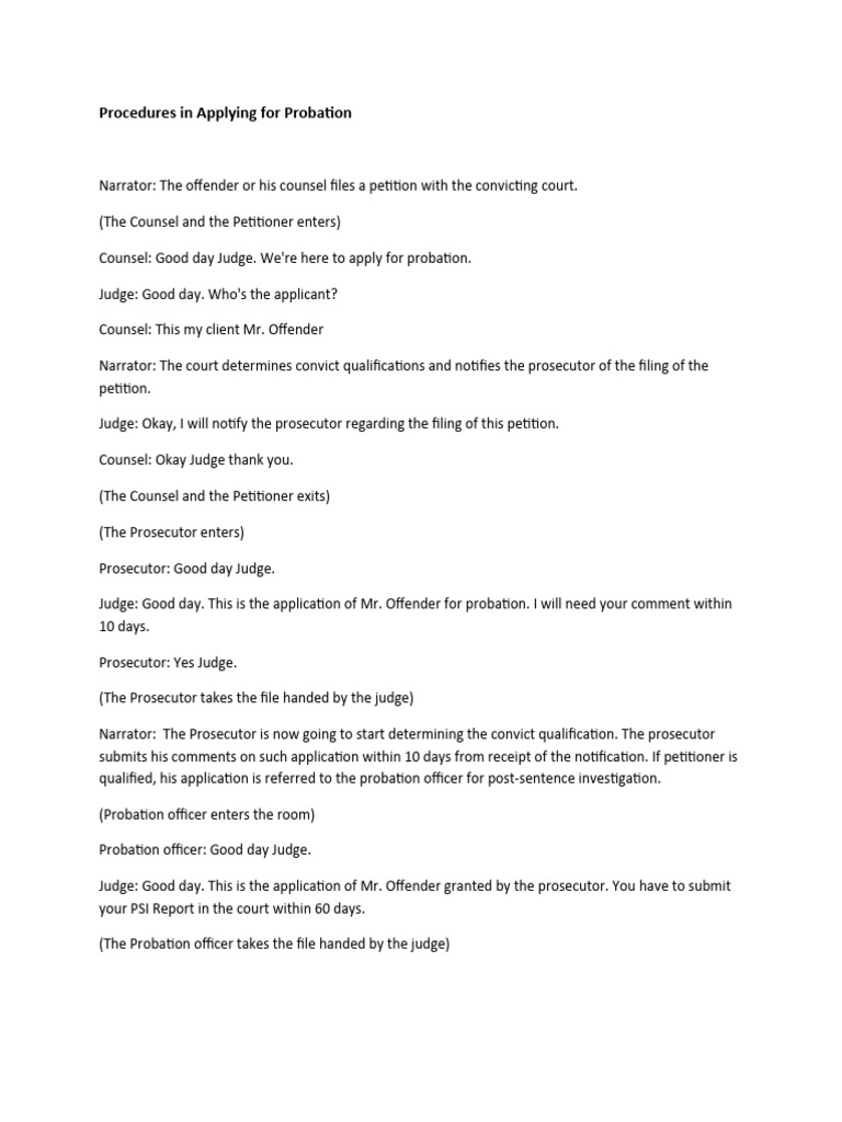 Probation | Download Free PDF | Presentence Investigation Report ...