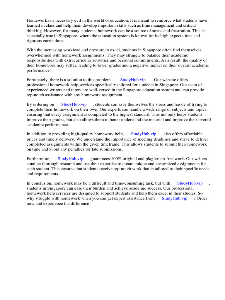 Homework God Singapore Number | PDF | Homework | Pentecostalism