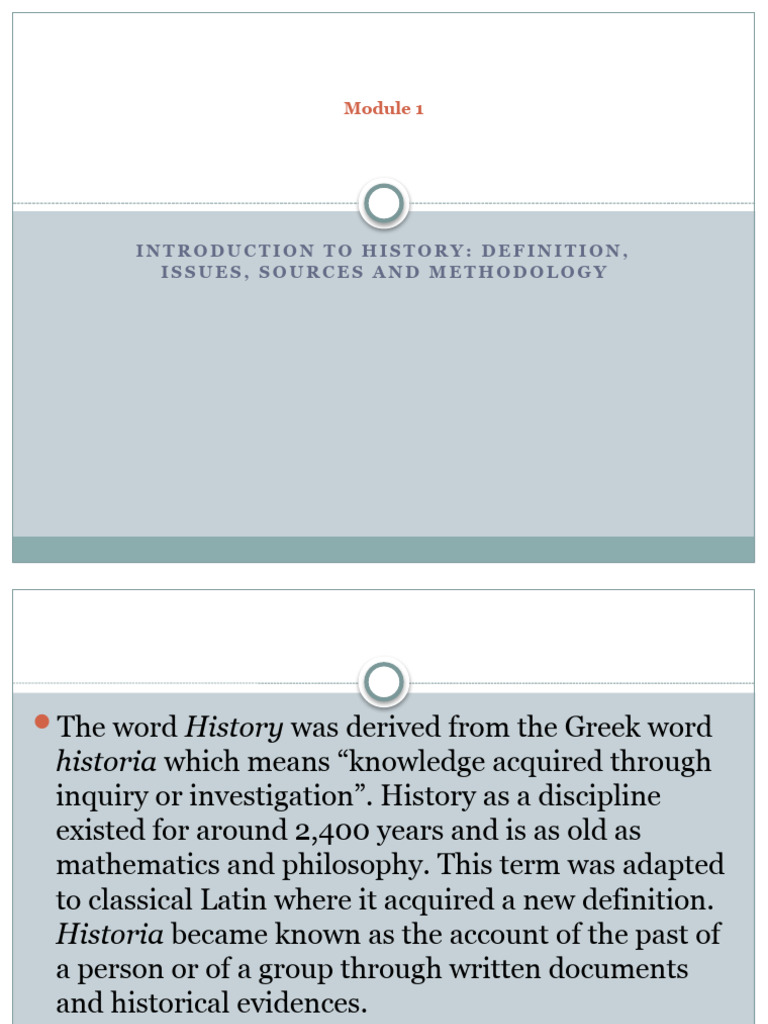 Lesson 1 History | PDF | Primary Sources | Knowledge