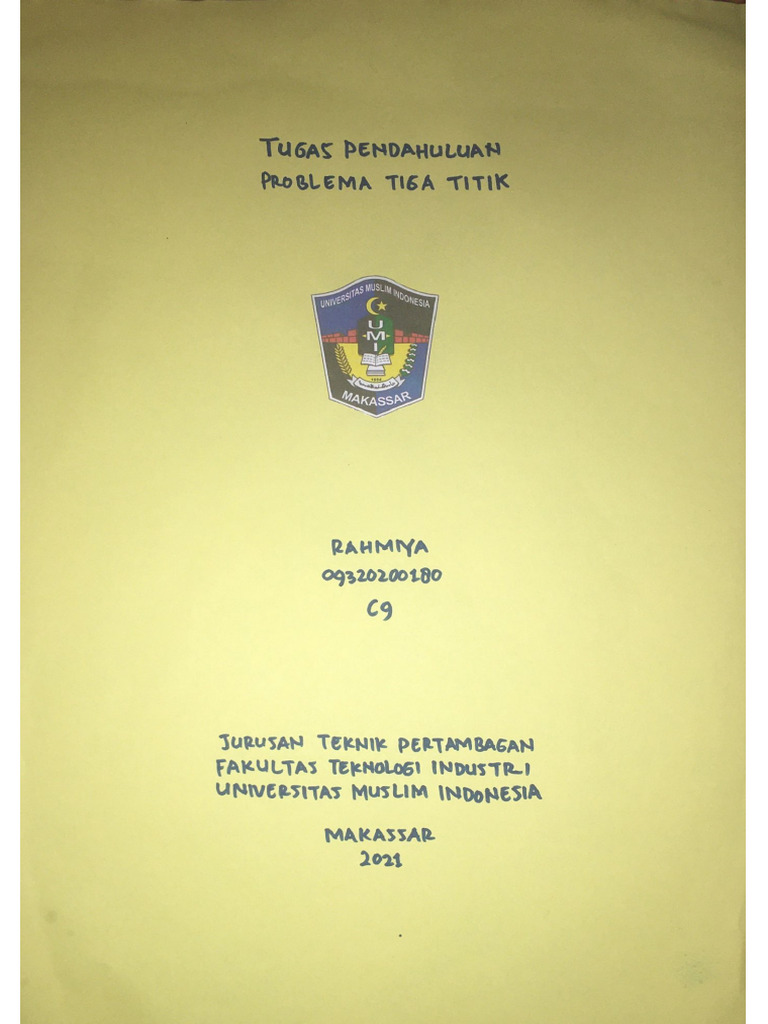 Problema Tiga Titik | PDF