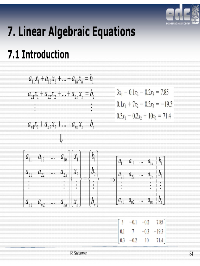Numerical Analysis - Matrix | PDF | Matrix (Mathematics) | Mathematical ...