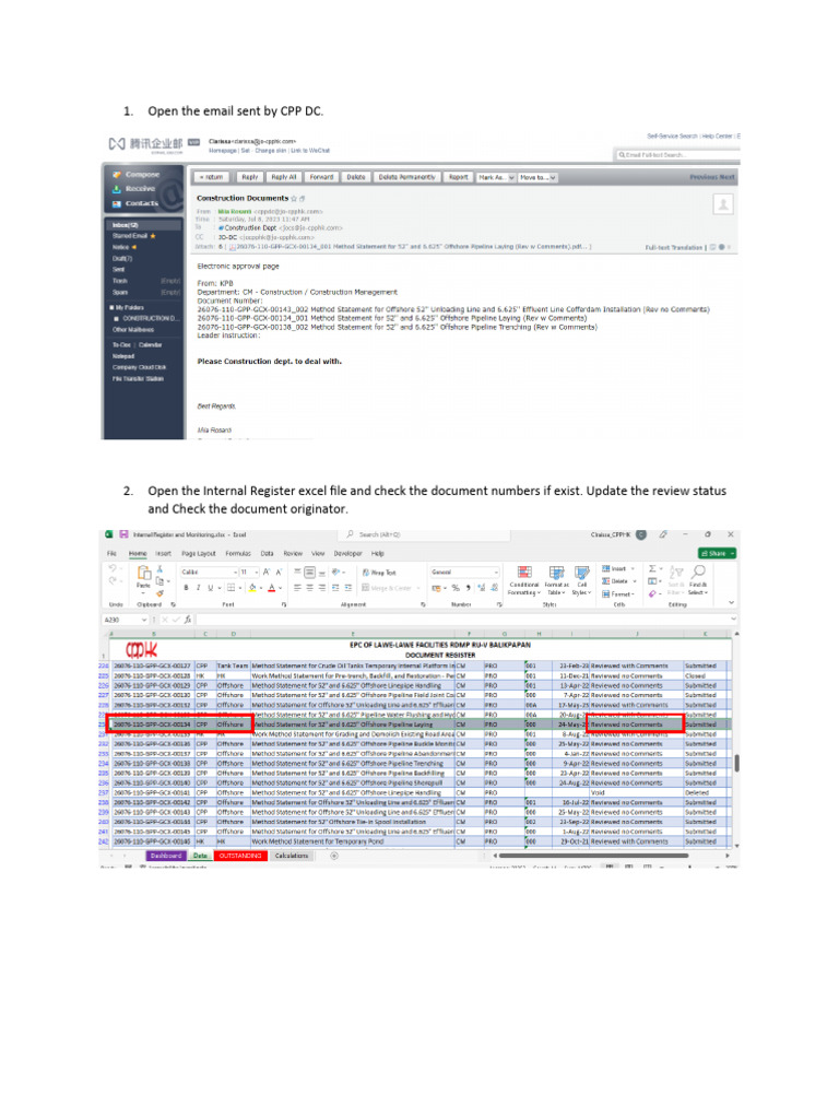 Share Reviewed Documents Procedure | PDF