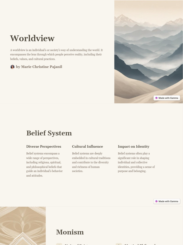 Worldview | PDF | Agnosticism | Polytheism