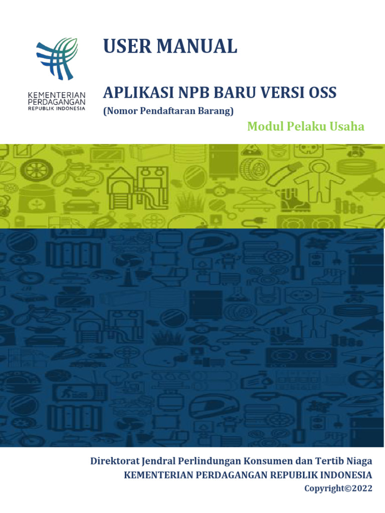 User Manual Aplikasi NPB Baru - Pelaku Usaha - OSS - 2022 | PDF | Bisnis | Pengelolaan Keuangan ...