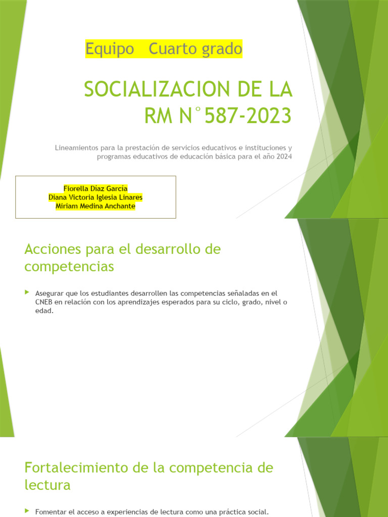 4 Socialiacion e La RM 587 | PDF
