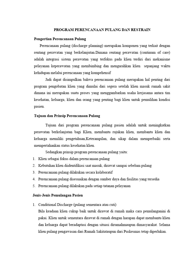 12.rangkuman Program Pemulangan | PDF