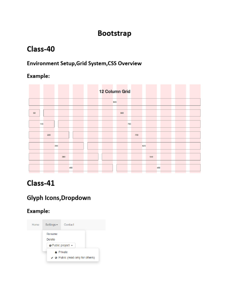 Bootstrap Icons and Navigation Elements | PDF
