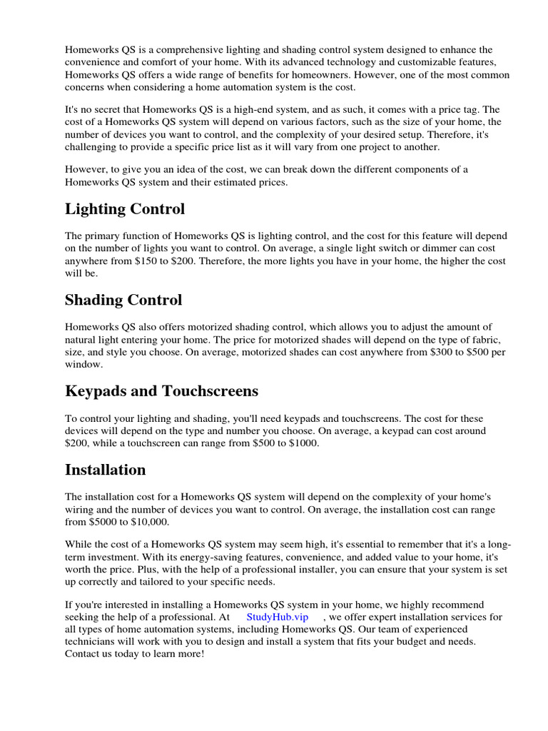 Homeworks Qs Price List | PDF | World Wide Web | Internet & Web