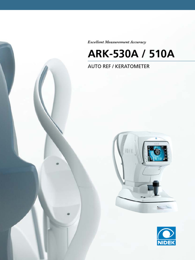 NIDEK ARK-530A/510A Auto Ref/Keratometer | PDF | Eye