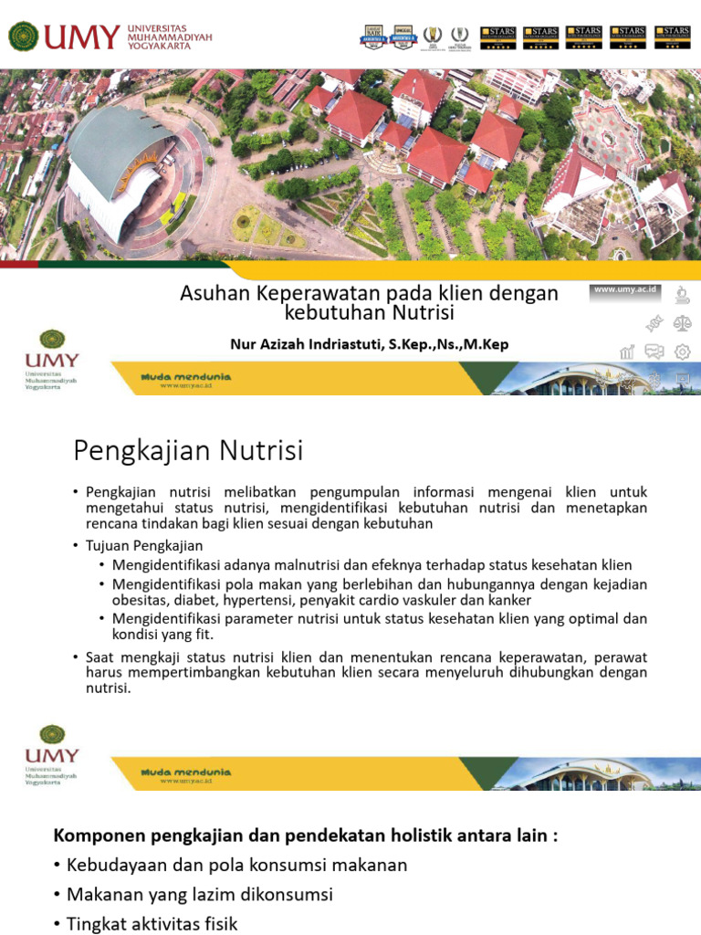 ASKEP KEBUTUHAN NUTRISI Kiw | PDF | Kesehatan Holistik | Gaya Hidup