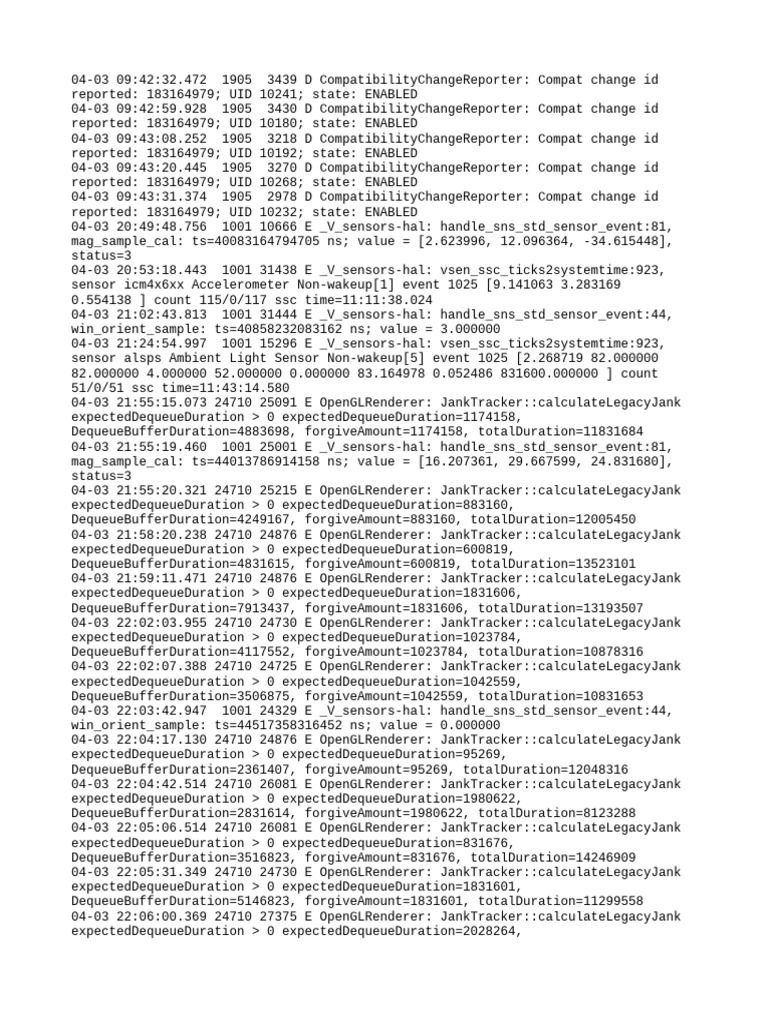 Log Pdf