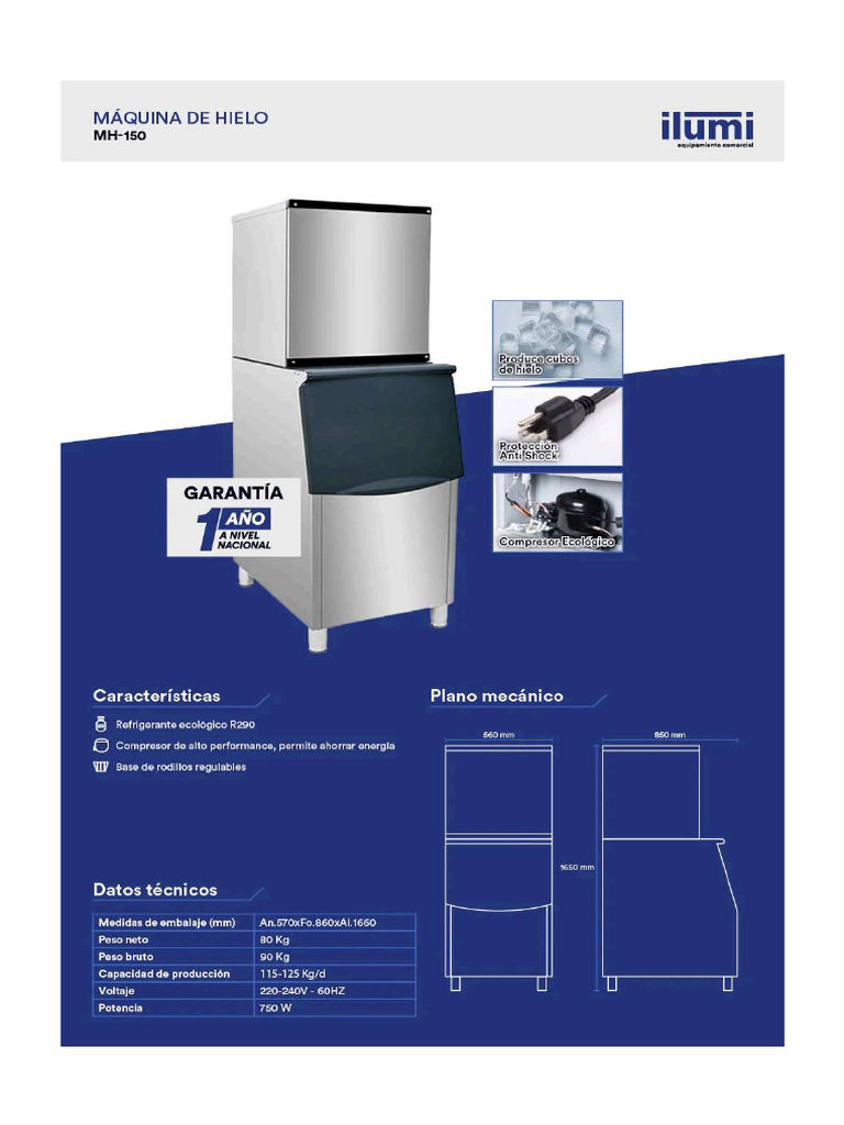 Ficha Tecnica MH-150 | PDF