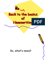 News Writing 101 | PDF | News | Journalism