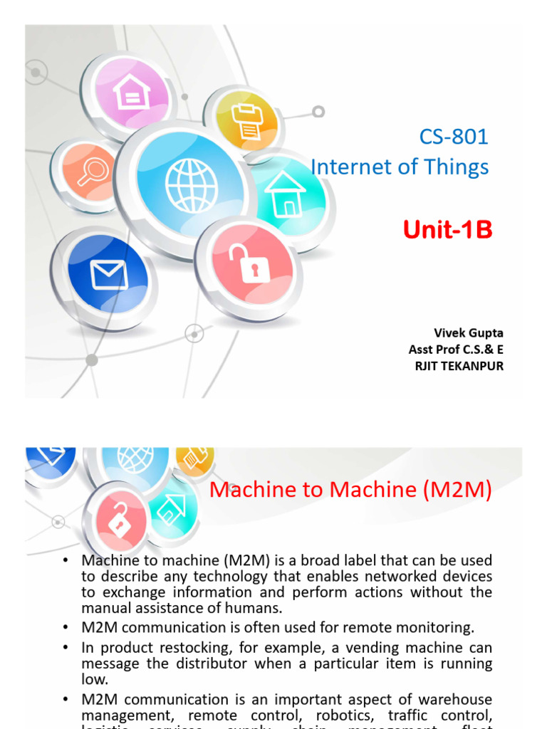 65c9ca5031fedIOT Unit 1B | PDF | Internet Of Things | Computer Network