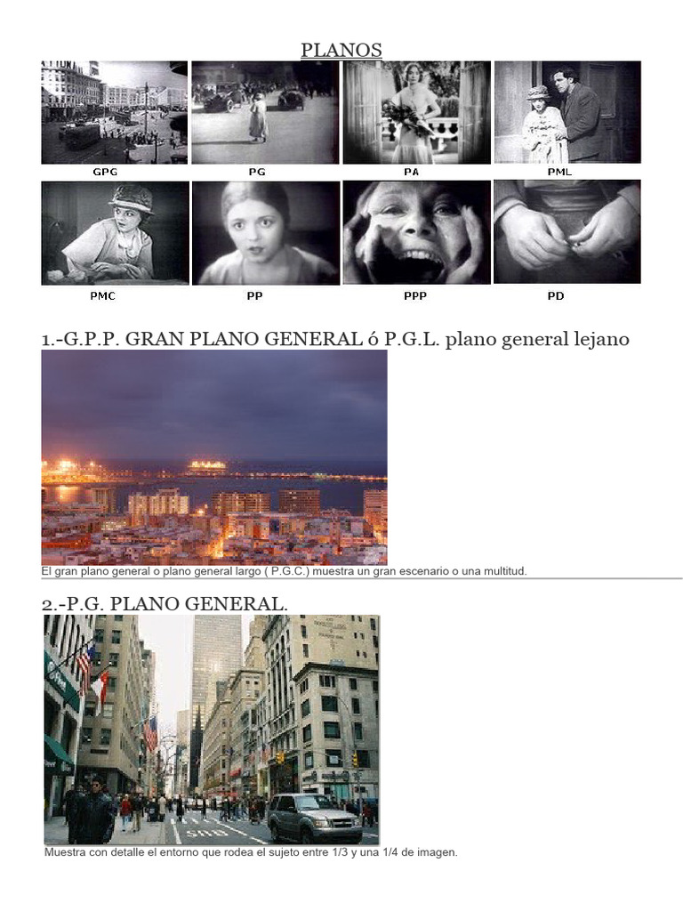 Planos de Cámara | PDF