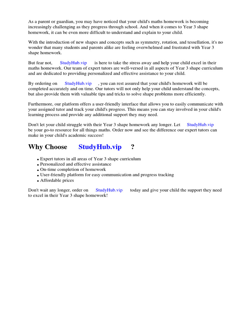 Maths Homework Year 3 Shape | PDF | Shape | Worksheet