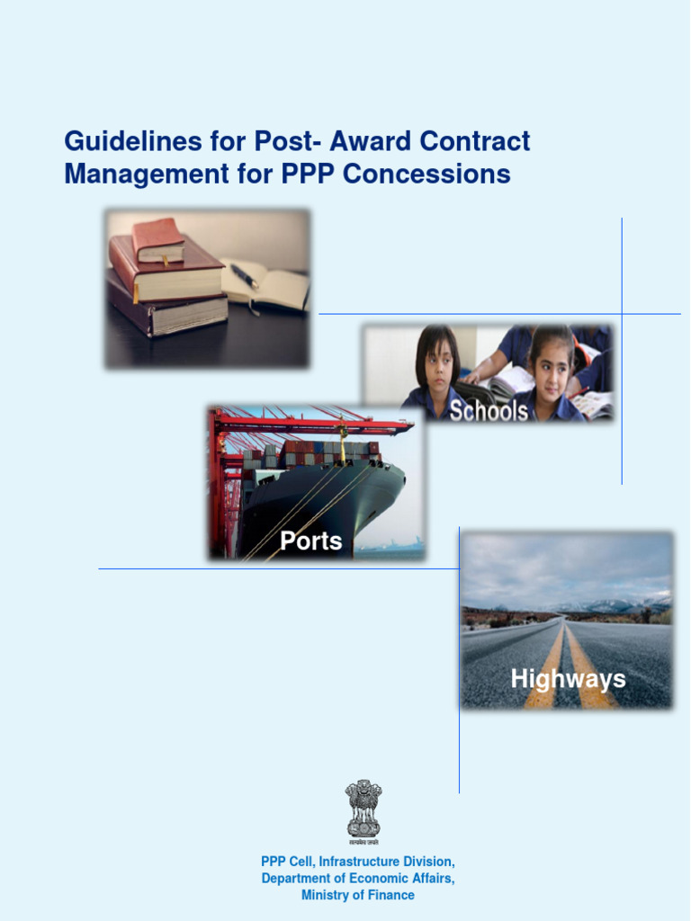 Guidelines On Post Award Contract Management of PPP Concessions | PDF ...