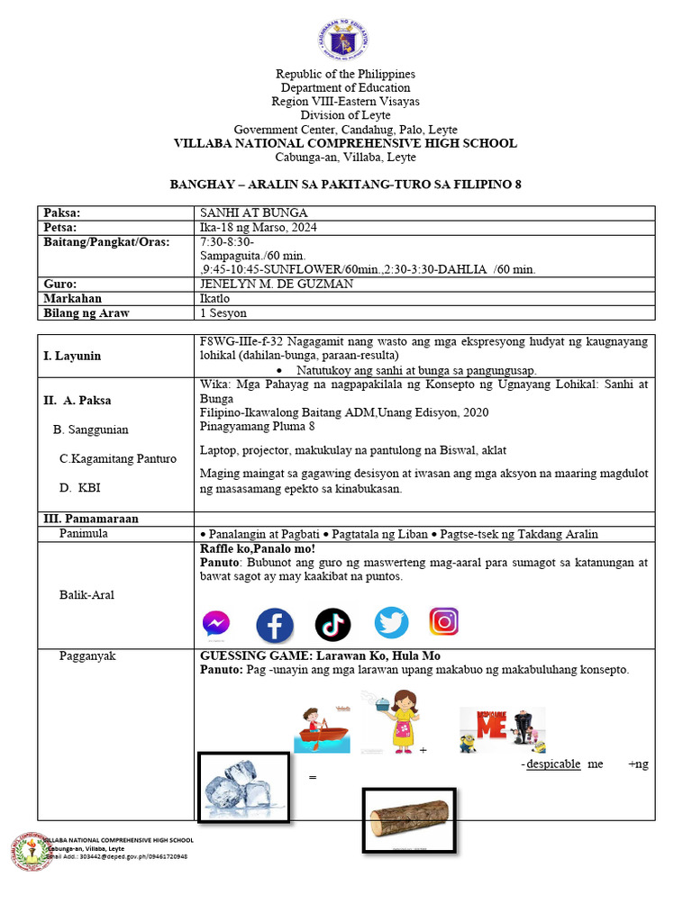 23-24 Jen LP Marso 18, 2024 COT 1 | PDF