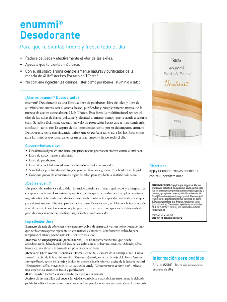 Enummi-Deoderant-202103 PPS USSPAN | PDF