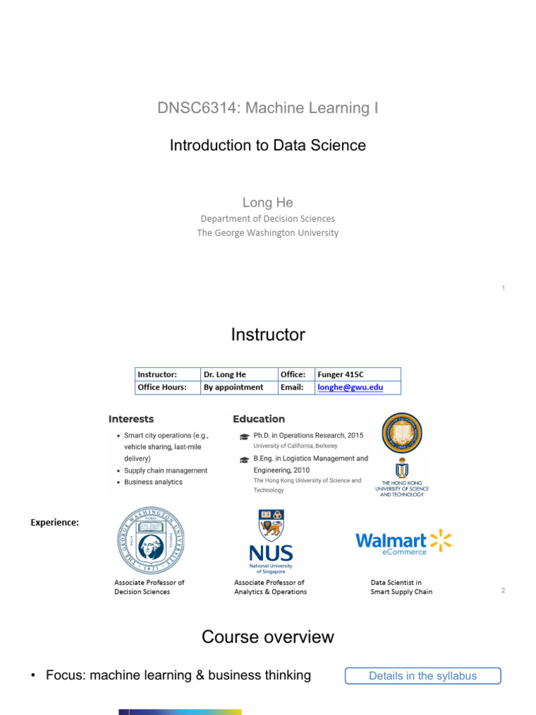 Lec 1: DNSC 6314 | PDF | Analytics | Dependent And Independent Variables