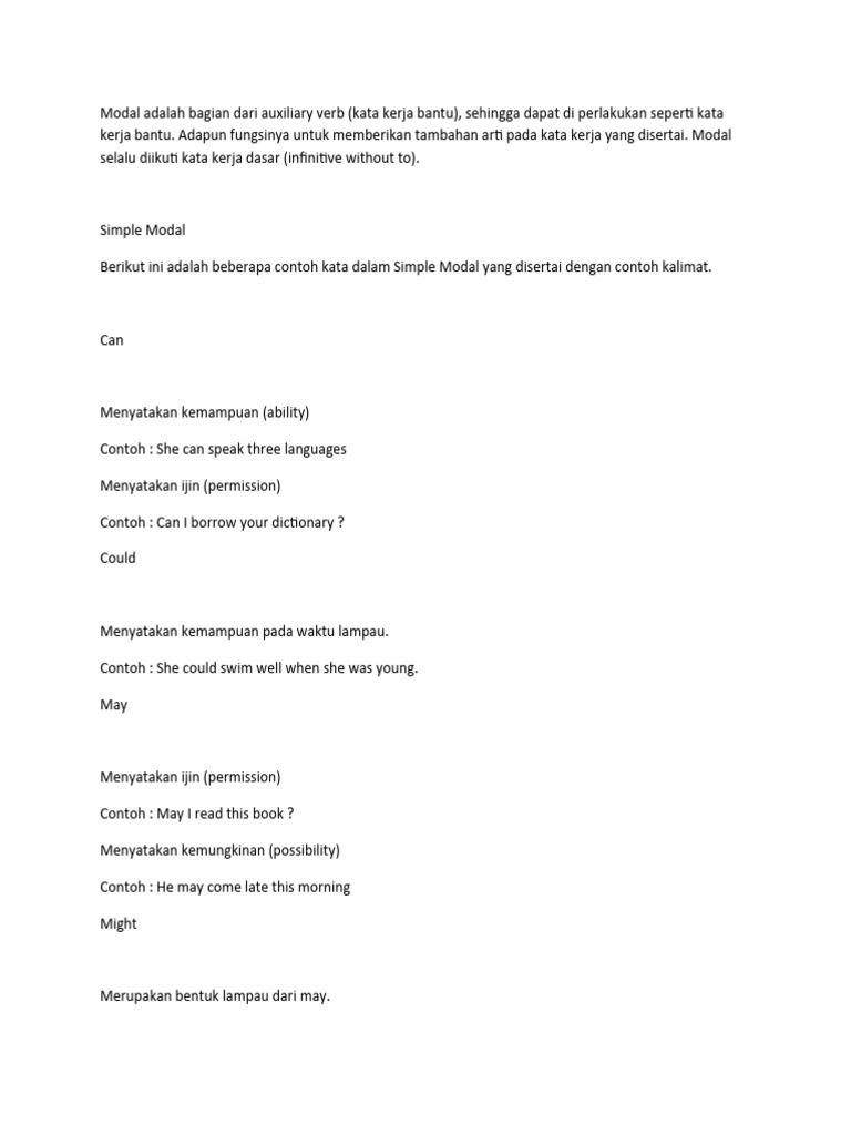 Modals | PDF | Grammar | Semantic Units Modals | PDF | Grammar | Semantic Units