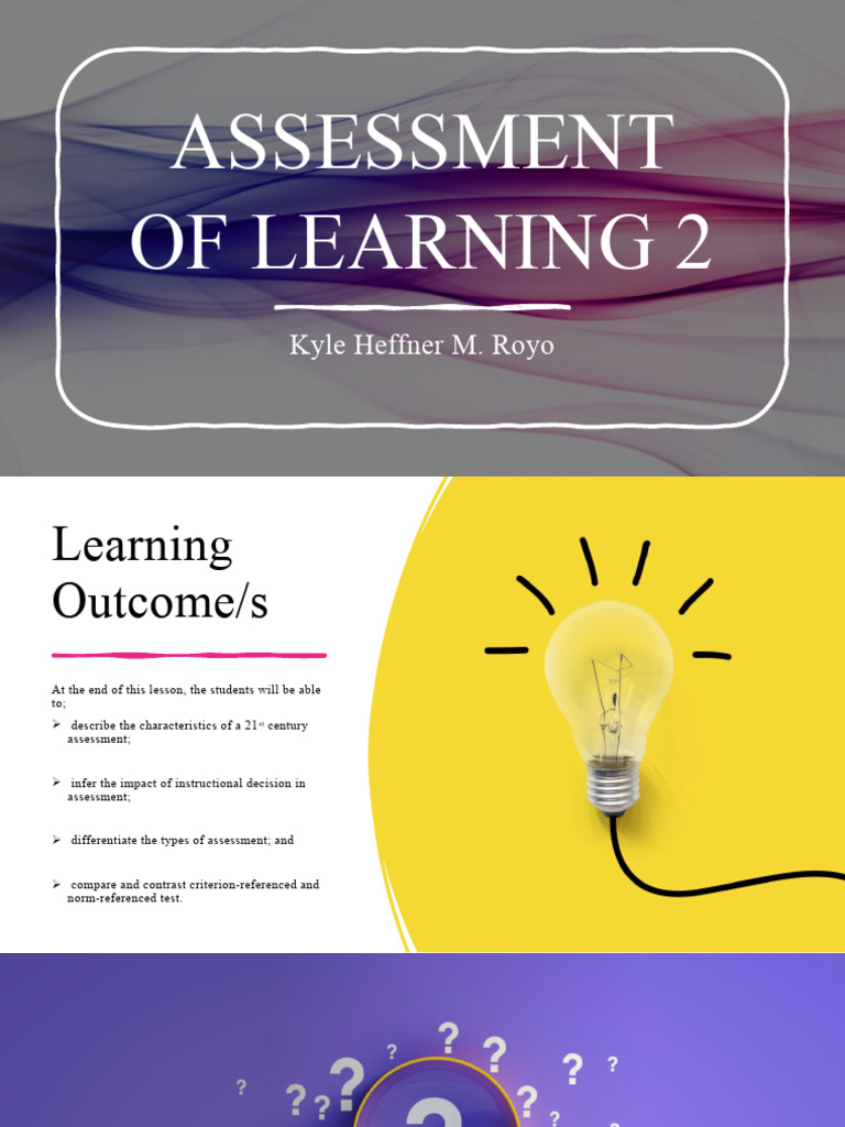 Assessment of Learning 2 | Download Free PDF | Educational Assessment ...