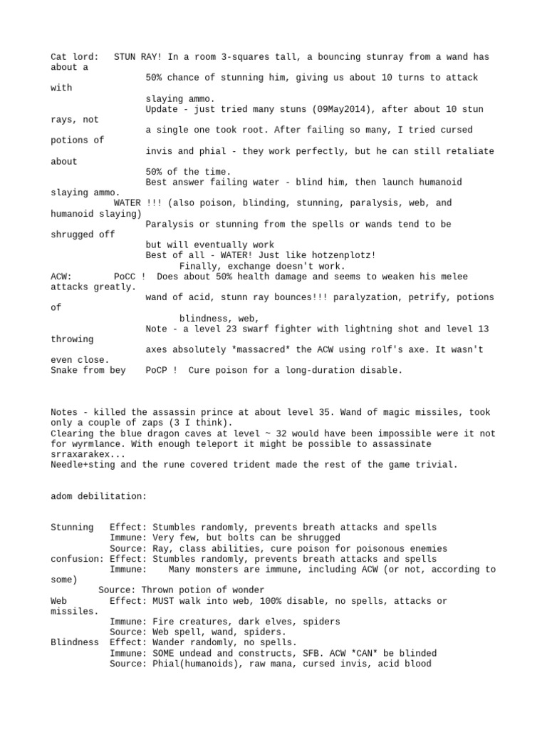 boss weakness & disabling | PDF