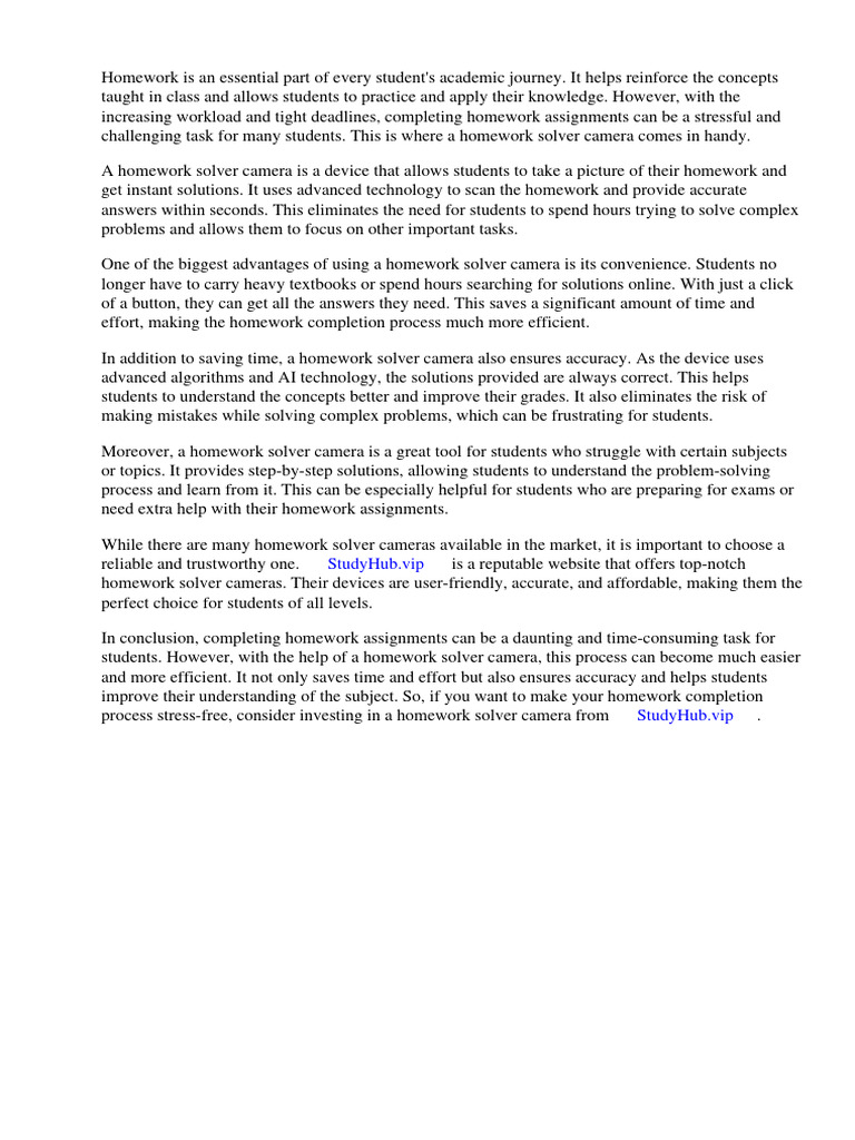 Homework Solver Camera | PDF | Mathematics | Homework