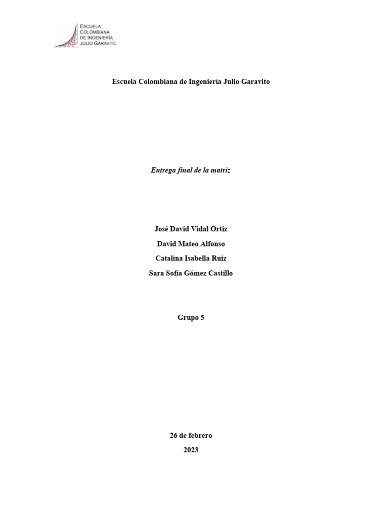 MATRIZ FINAL | PDF | Olas | Frecuencia