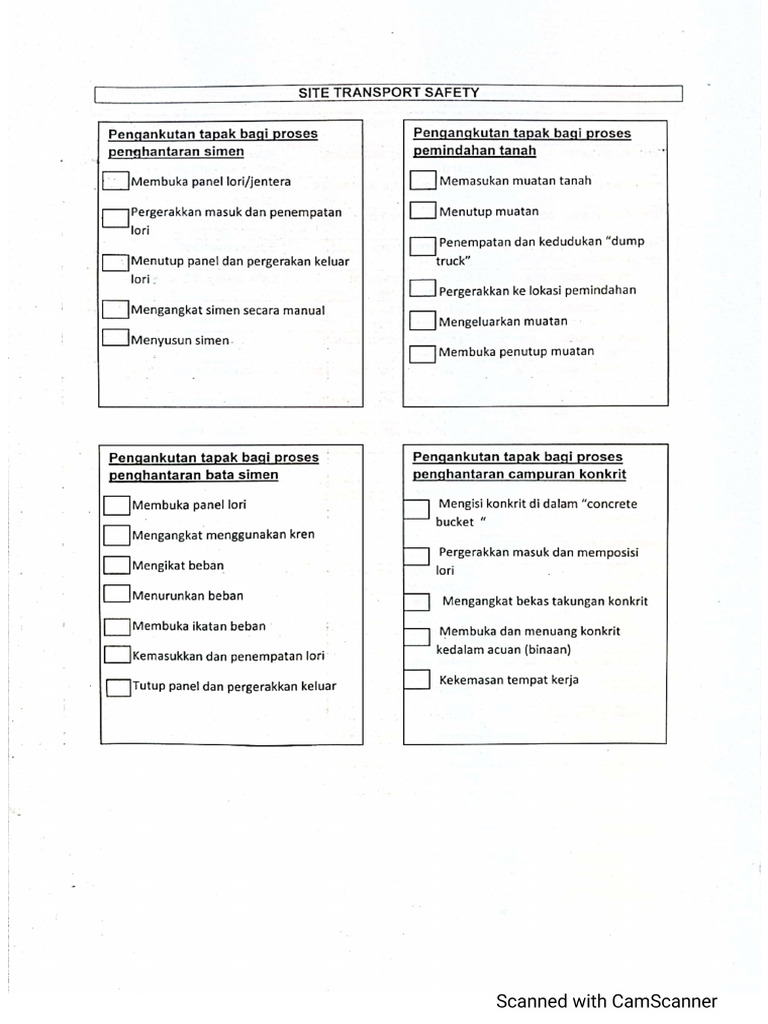 Site Transport Safety | PDF