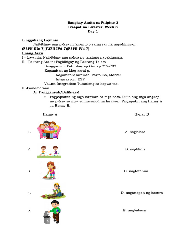 Fil 3 - Q4 - W8 - Day 1 | PDF