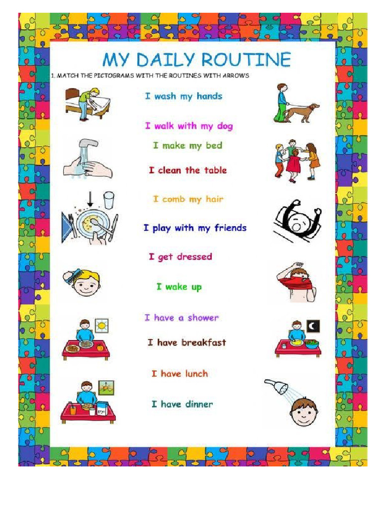 my daily routines | PDF